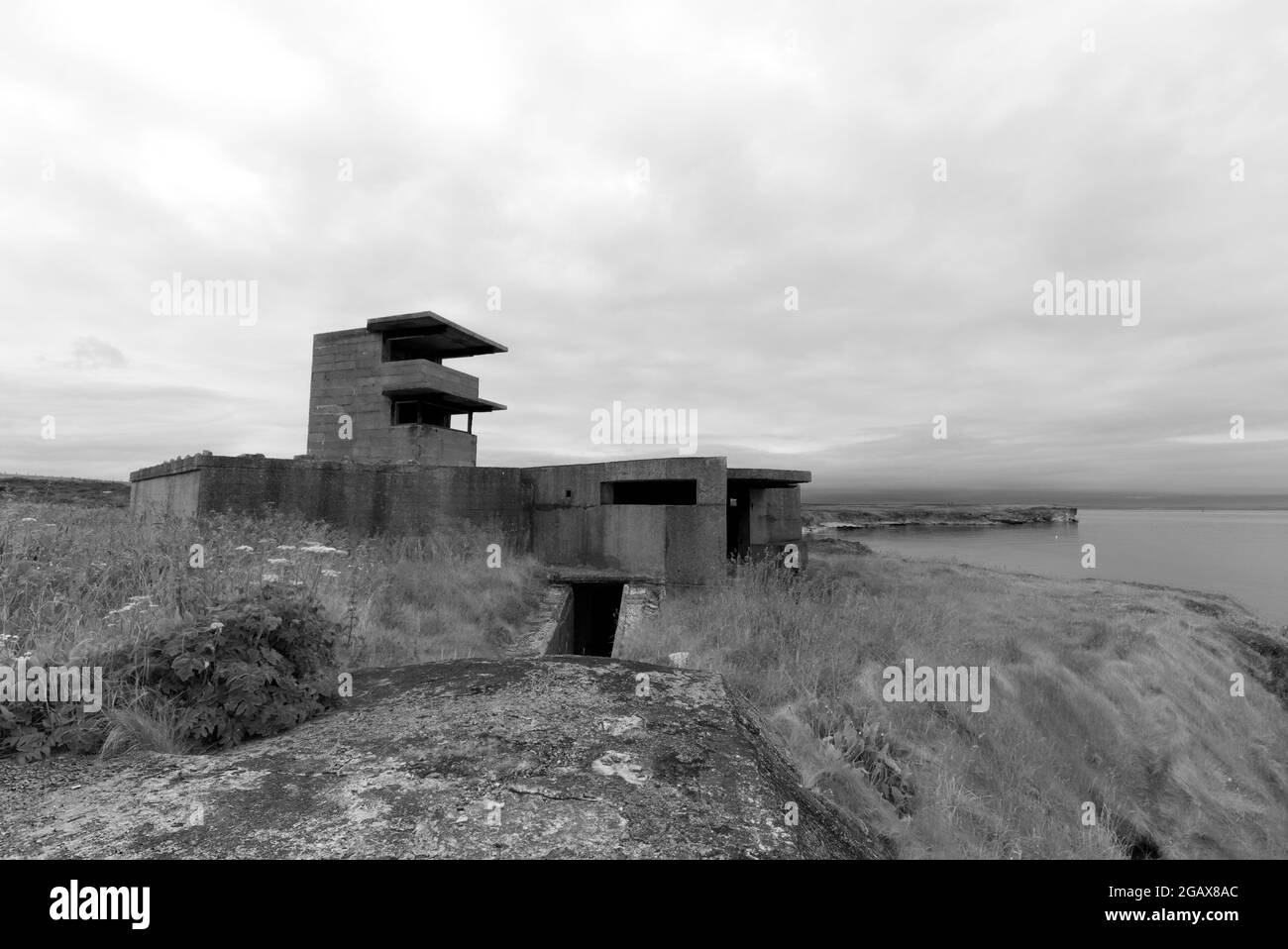 WWII Buchanan Battery, Isle of Flotta, Orkney Stock Photo - Alamy