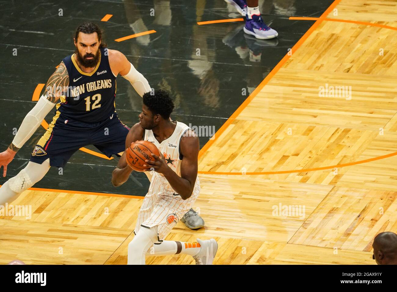 Steven adams basketball hi-res stock photography and images - Alamy
