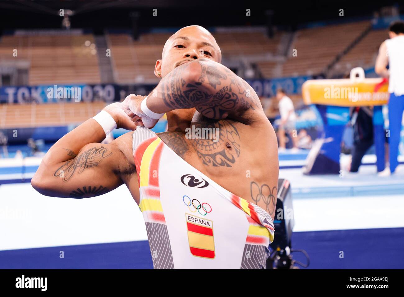 Tokyo, Japan. 1st Aug, 2021. Rayderley Zapata (ESP) Gymnastics ...