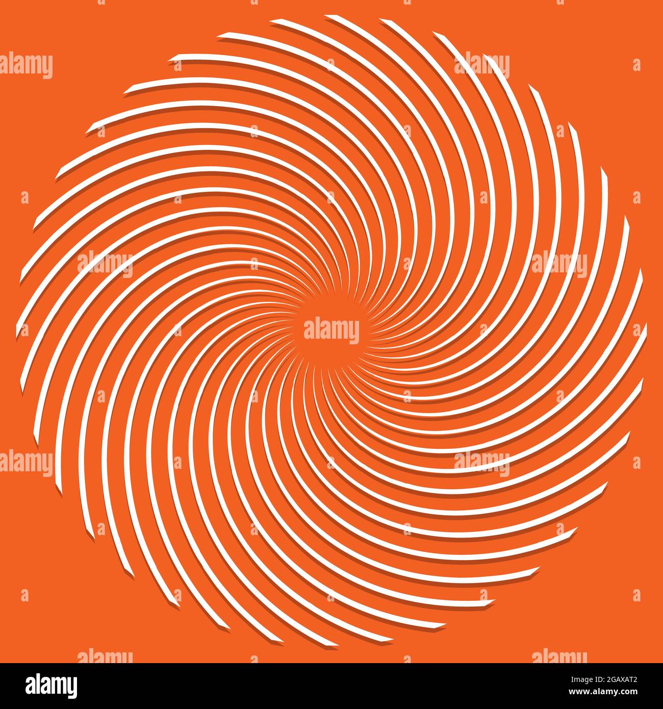 Volute, helix, vortex design element, icon. Spiral, swirl, twirl shape ...