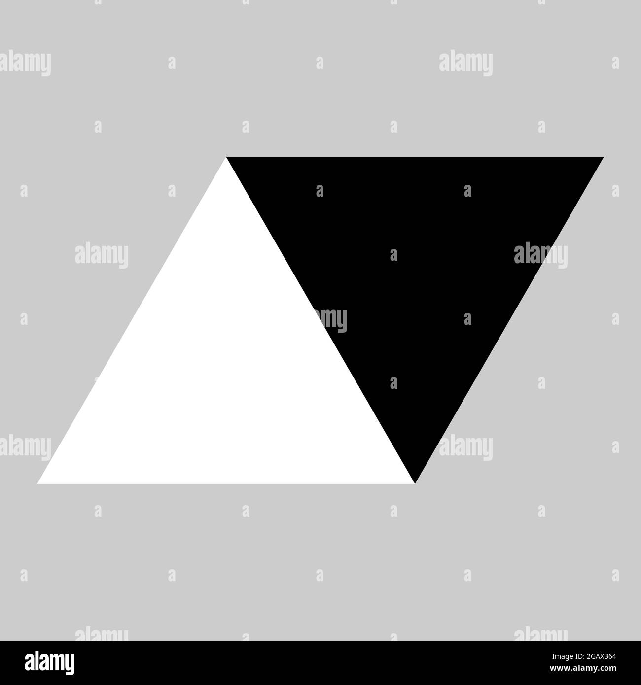Triangle, triangular abstract geometric vector illustration, pattern ...