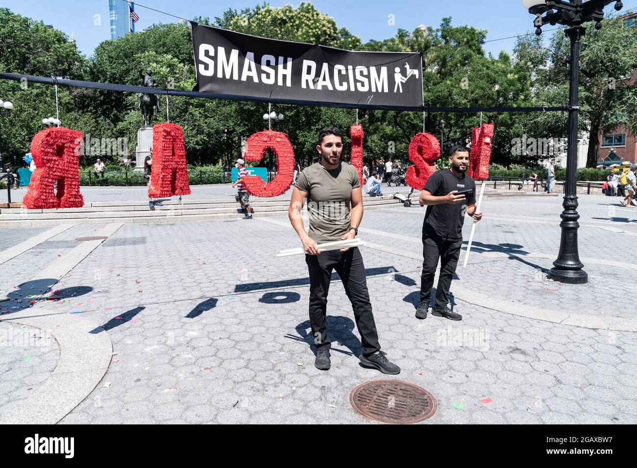 Pakistani-American Muslims activists Ahmad and Mustafa create art ...