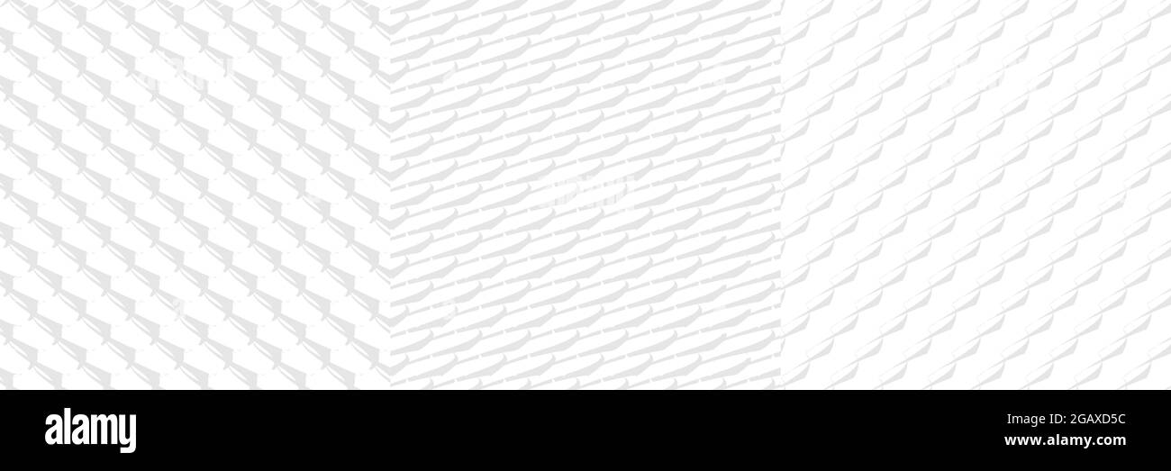 Set of 3 seamlessly repeatable, repetitive geometric pattern ...