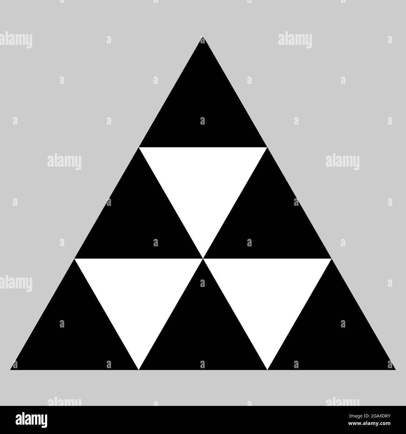 Triangle, triangular abstract geometric vector illustration, pattern ...