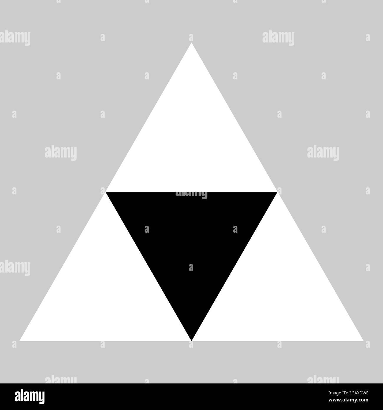 Triangle, triangular abstract geometric vector illustration, pattern ...