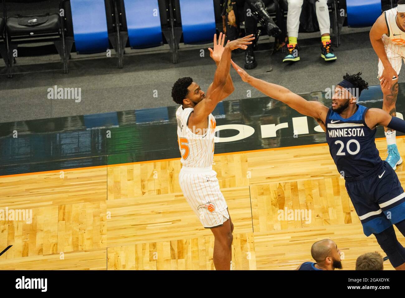 Orlando, Florida, USA, May 9, 2021, Minnesota Timberwolves face the ...