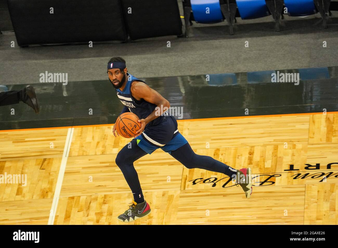 Orlando, Florida, USA, May 9, 2021, Minnesota Timberwolves face the ...