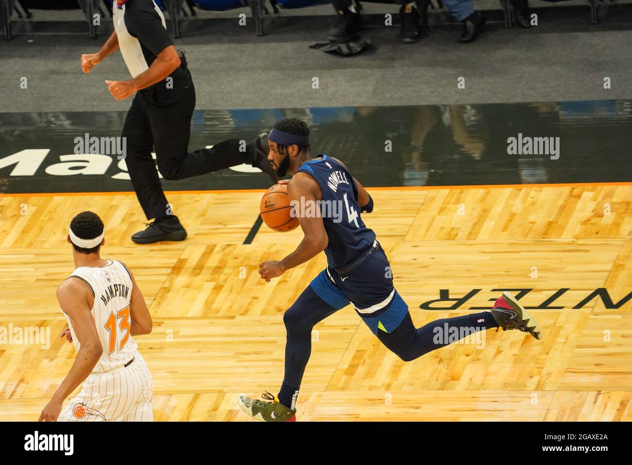 Orlando, Florida, USA, May 9, 2021, Minnesota Timberwolves face the ...