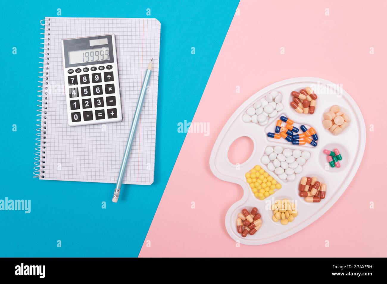 Global Pharmaceutical Industry and Treatment Costs - Different Colored ...