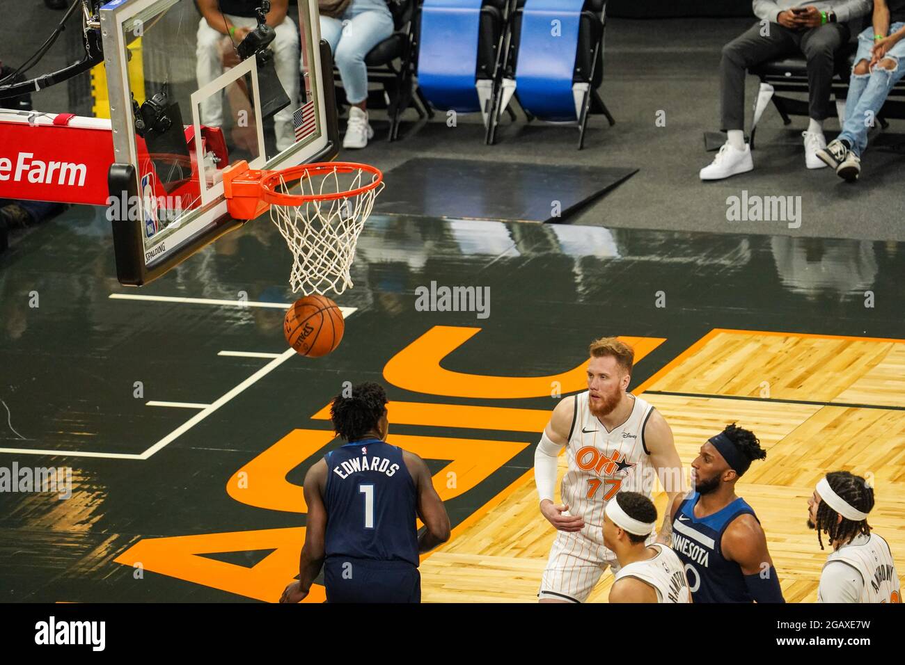 Orlando, Florida, USA, May 9, 2021, Minnesota Timberwolves face the ...