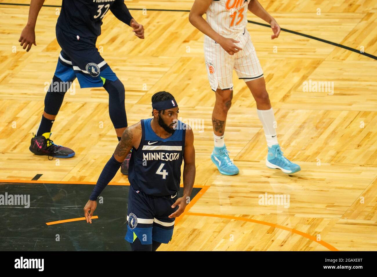 Orlando, Florida, USA, May 9, 2021, Minnesota Timberwolves face the ...