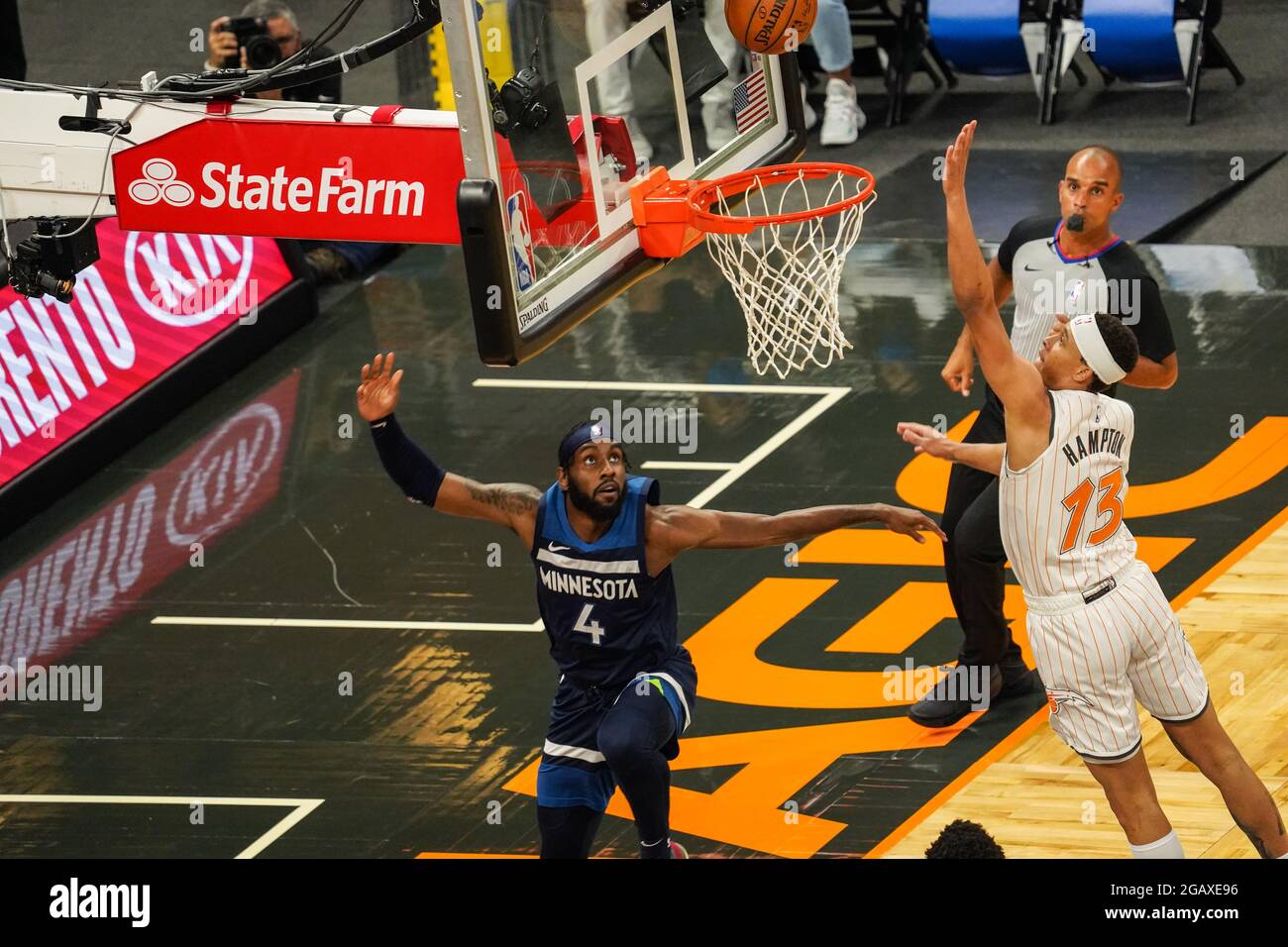 Orlando, Florida, USA, May 9, 2021, Minnesota Timberwolves face the ...