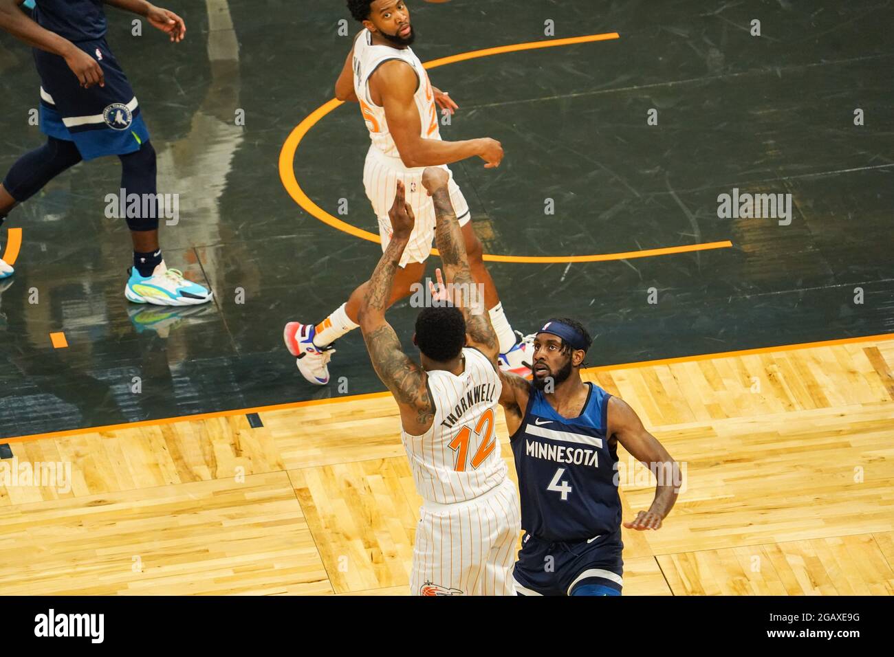 Orlando, Florida, USA, May 9, 2021, Minnesota Timberwolves face the ...