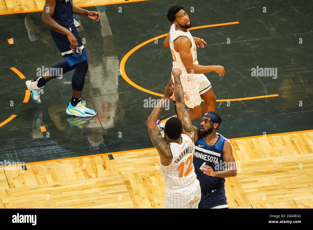 Orlando, Florida, USA, May 9, 2021, Minnesota Timberwolves face the ...