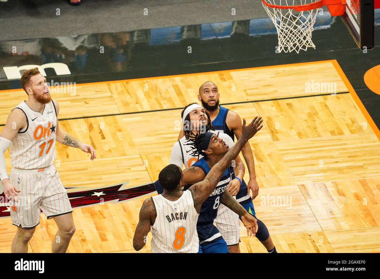 Orlando, Florida, USA, May 9, 2021, Minnesota Timberwolves face the ...