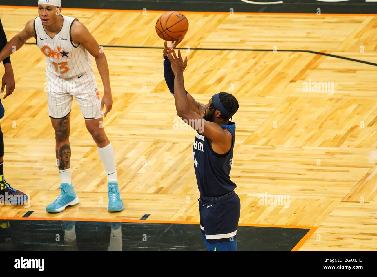 Orlando, Florida, USA, May 9, 2021, Minnesota Timberwolves face the ...