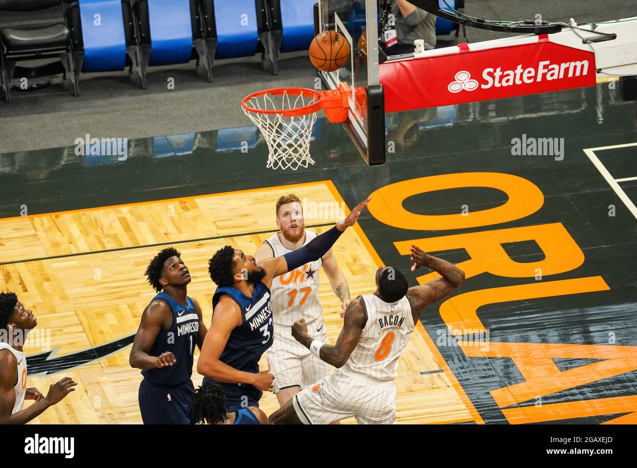 Orlando, Florida, USA, May 9, 2021, Minnesota Timberwolves face the ...