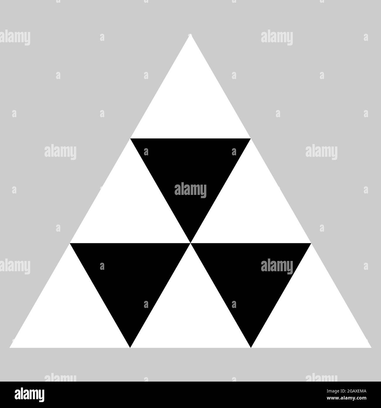 Triangle, triangular abstract geometric vector illustration, pattern ...