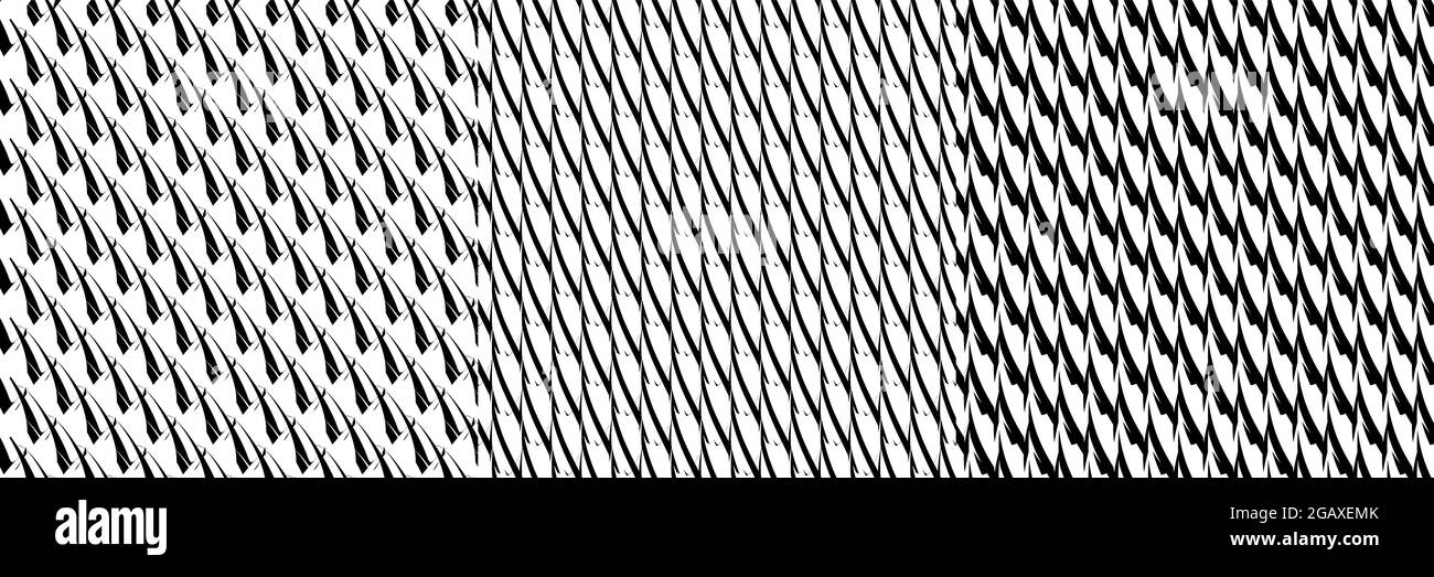 Set of 3 seamlessly repeatable, repetitive geometric pattern ...