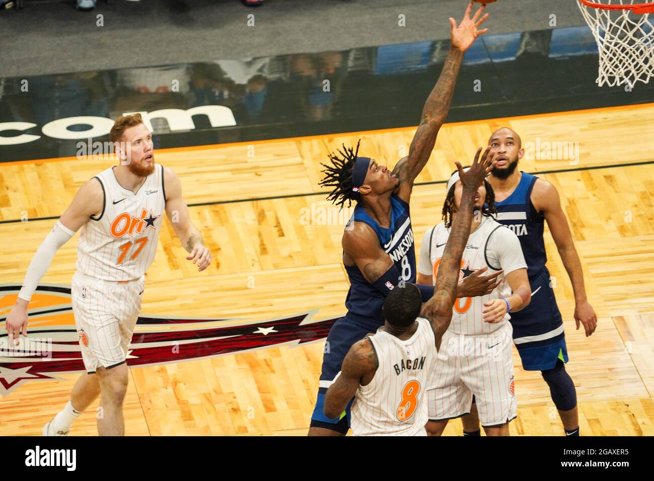 Orlando, Florida, USA, May 9, 2021, Minnesota Timberwolves face the ...