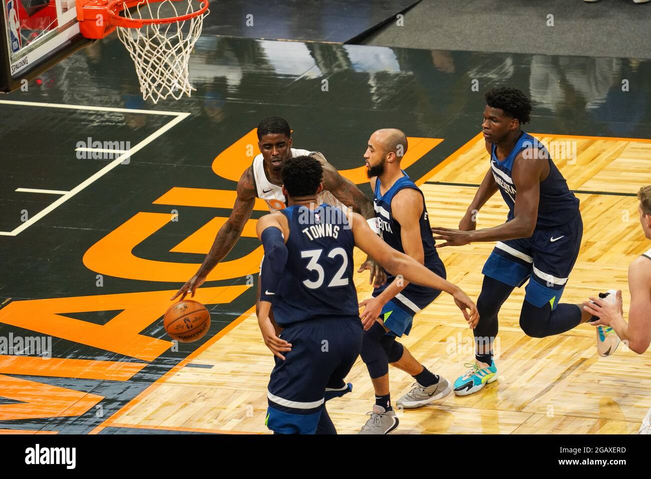 Orlando, Florida, USA, May 9, 2021, Minnesota Timberwolves face the ...