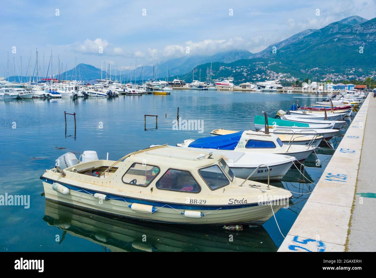 Marina, Bar, Montenegro Stock Photo - Alamy