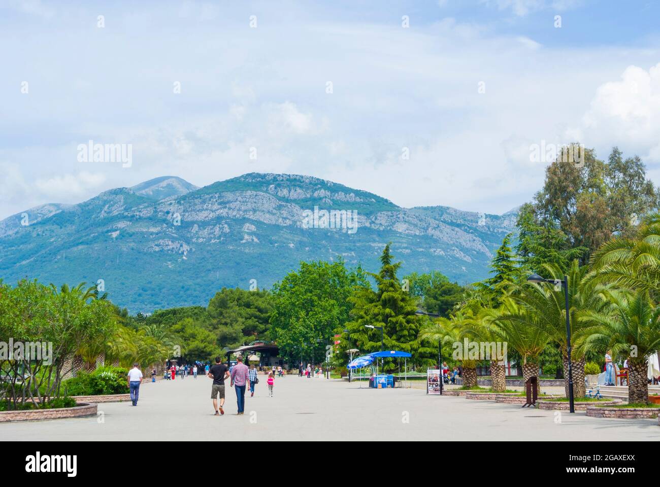 Setaliste Kralja Nikole, Bar, Montenegro Stock Photo - Alamy