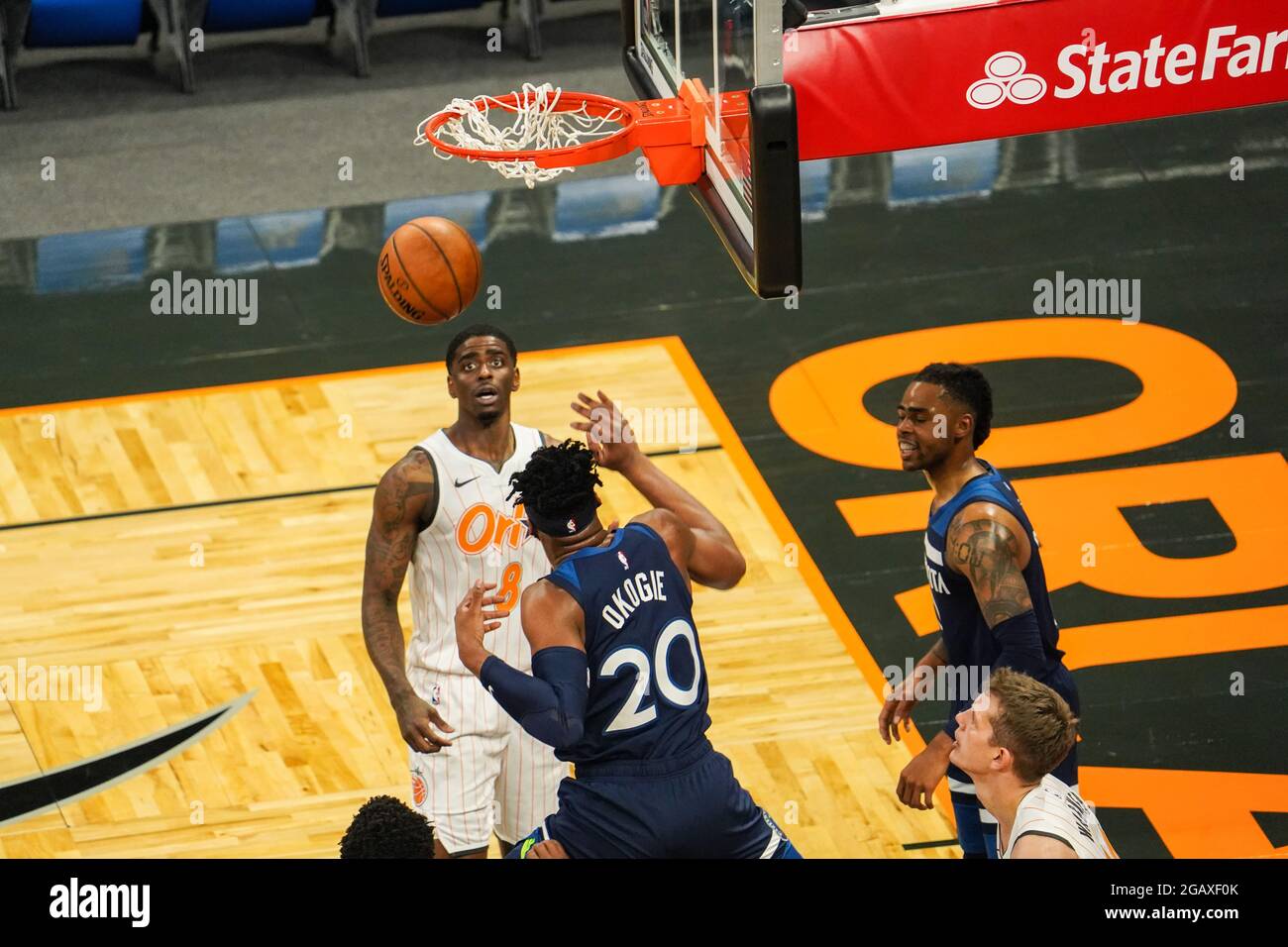 Orlando, Florida, USA, May 9, 2021, Minnesota Timberwolves face the ...