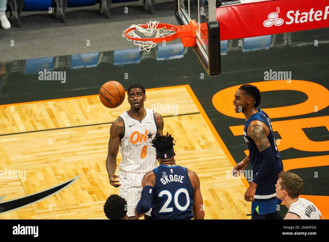 Orlando, Florida, USA, May 9, 2021, Minnesota Timberwolves face the ...