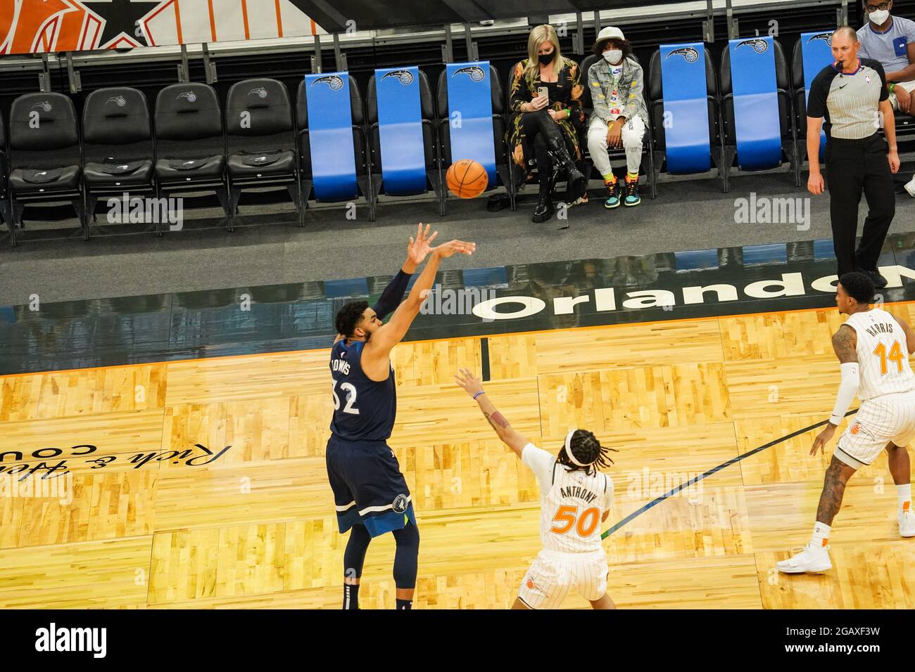 Orlando, Florida, USA, May 9, 2021, Minnesota Timberwolves face the ...