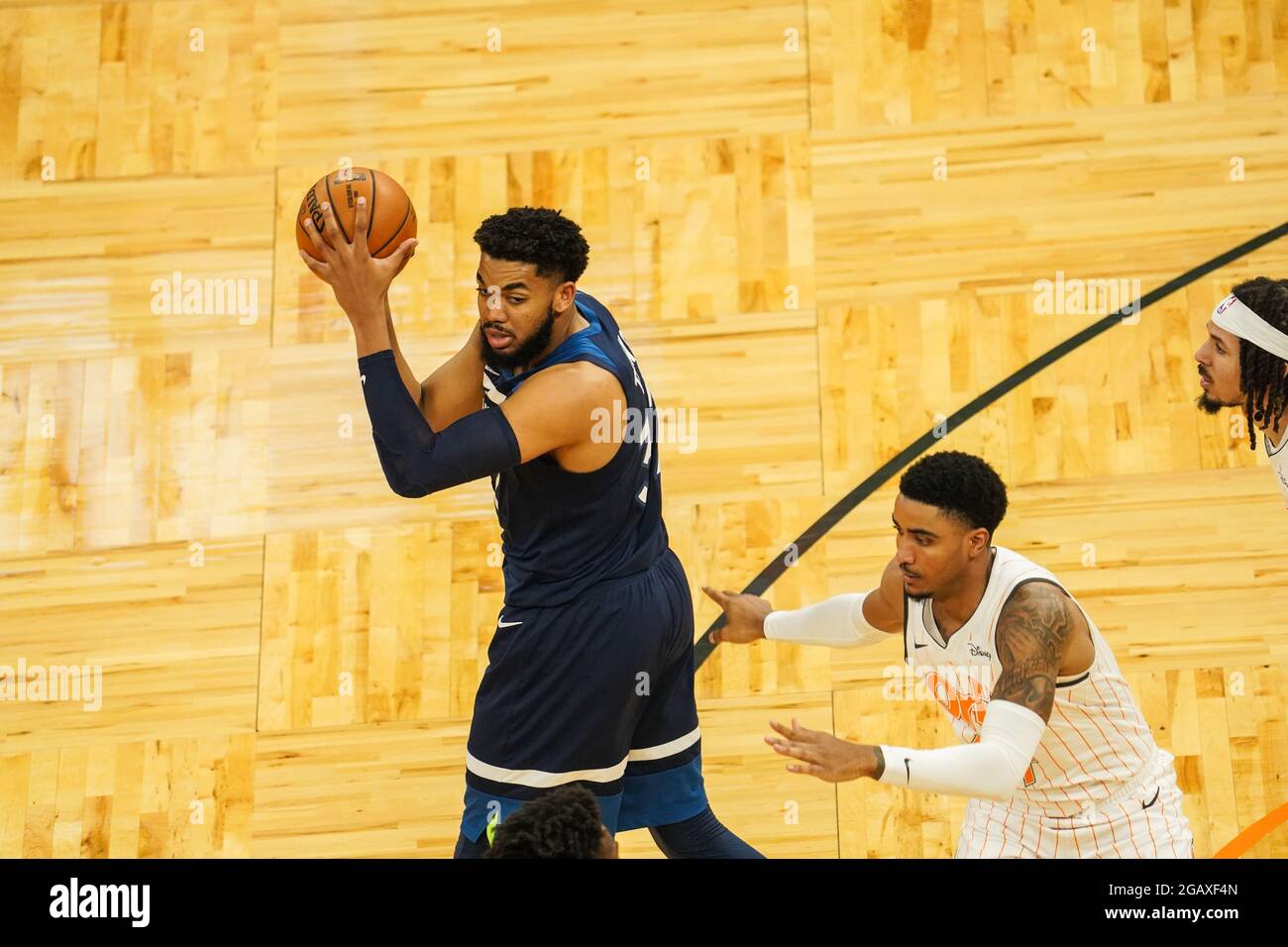 Orlando, Florida, USA, May 9, 2021, Minnesota Timberwolves face the ...