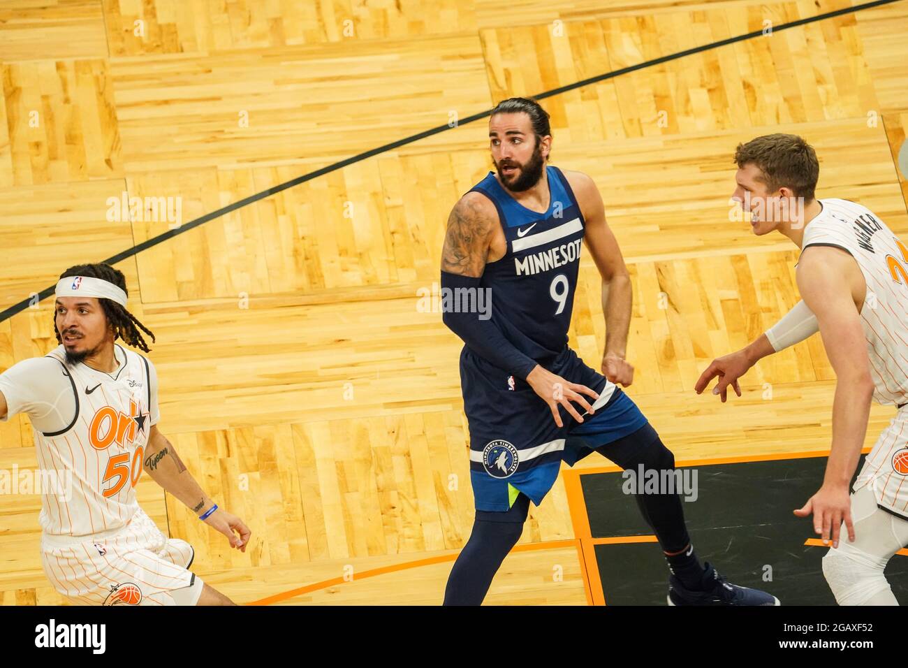 Orlando, Florida, USA, May 9, 2021, Minnesota Timberwolves face the ...