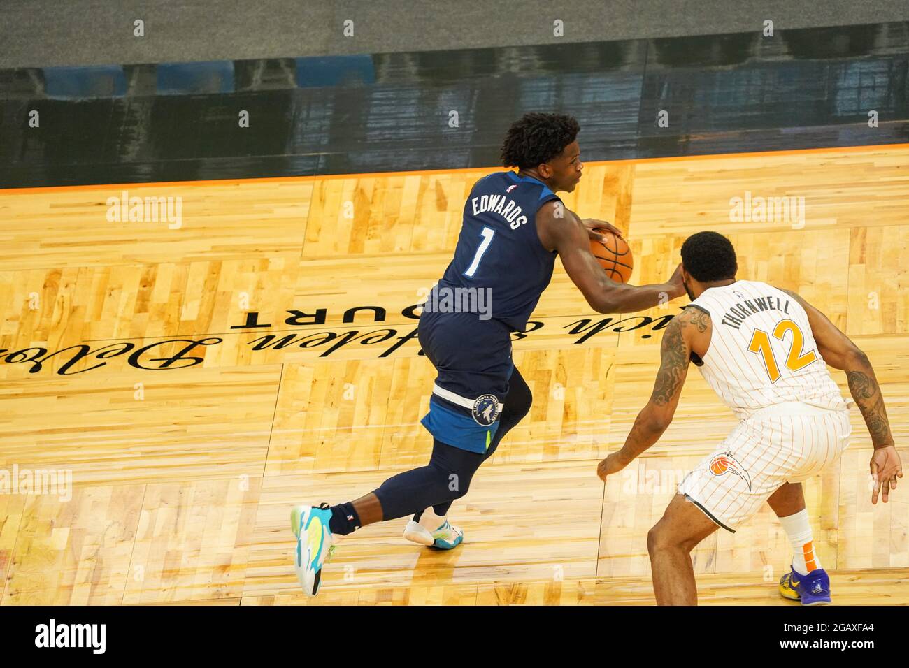 Orlando, Florida, USA, May 9, 2021, Minnesota Timberwolves face the ...