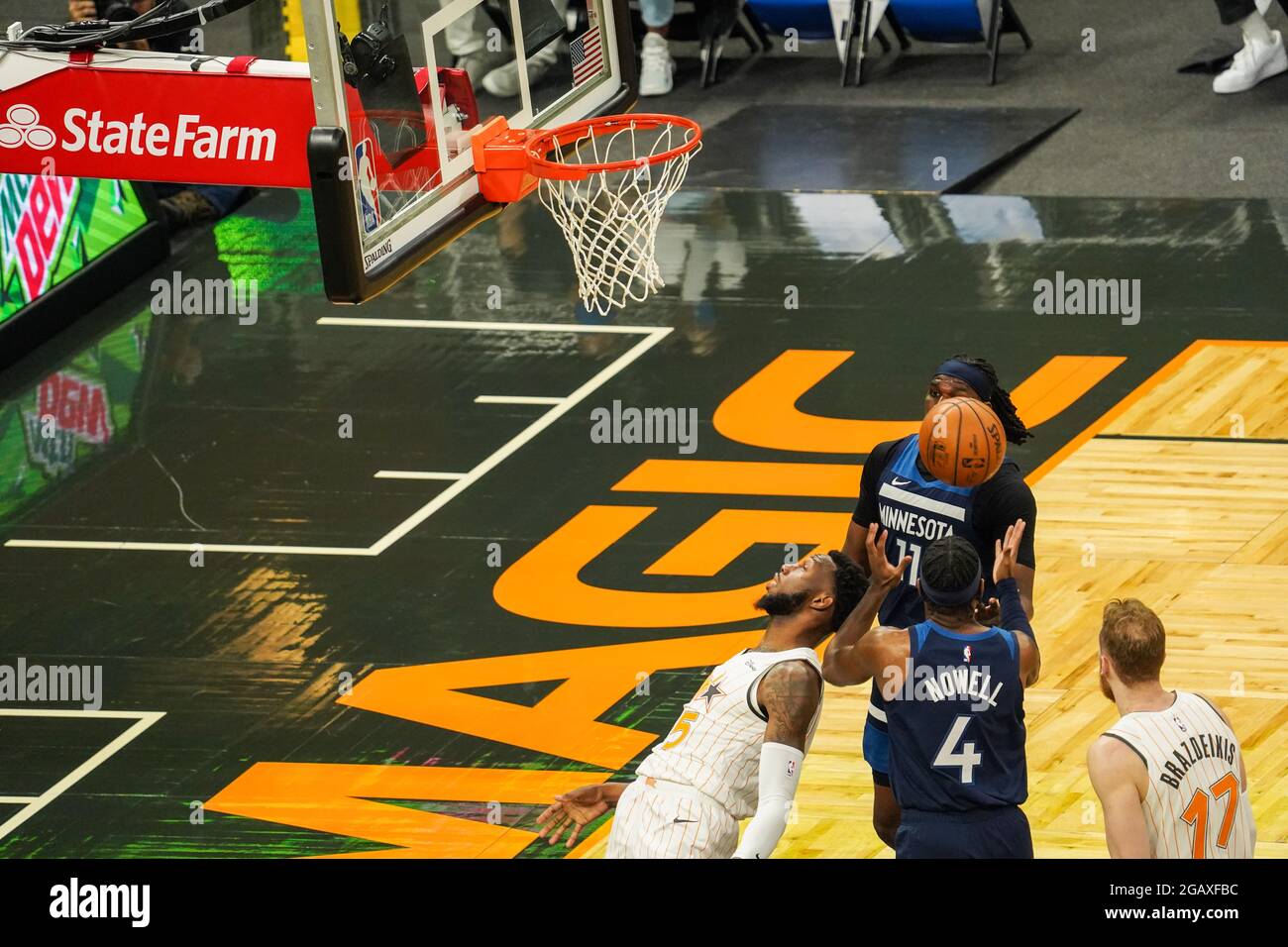 Orlando, Florida, USA, May 9, 2021, Minnesota Timberwolves face the ...