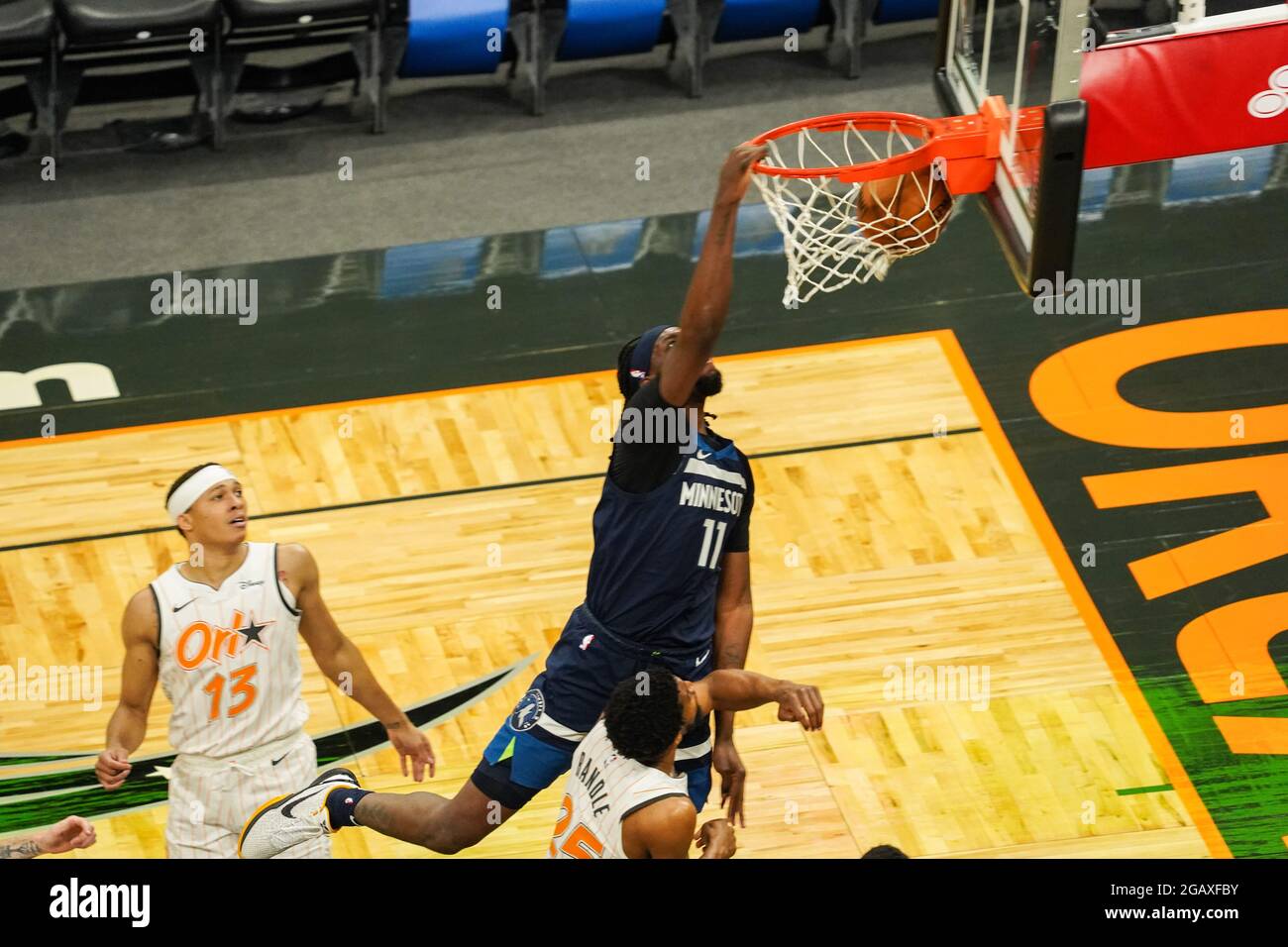 Orlando, Florida, USA, May 9, 2021, Minnesota Timberwolves face the ...