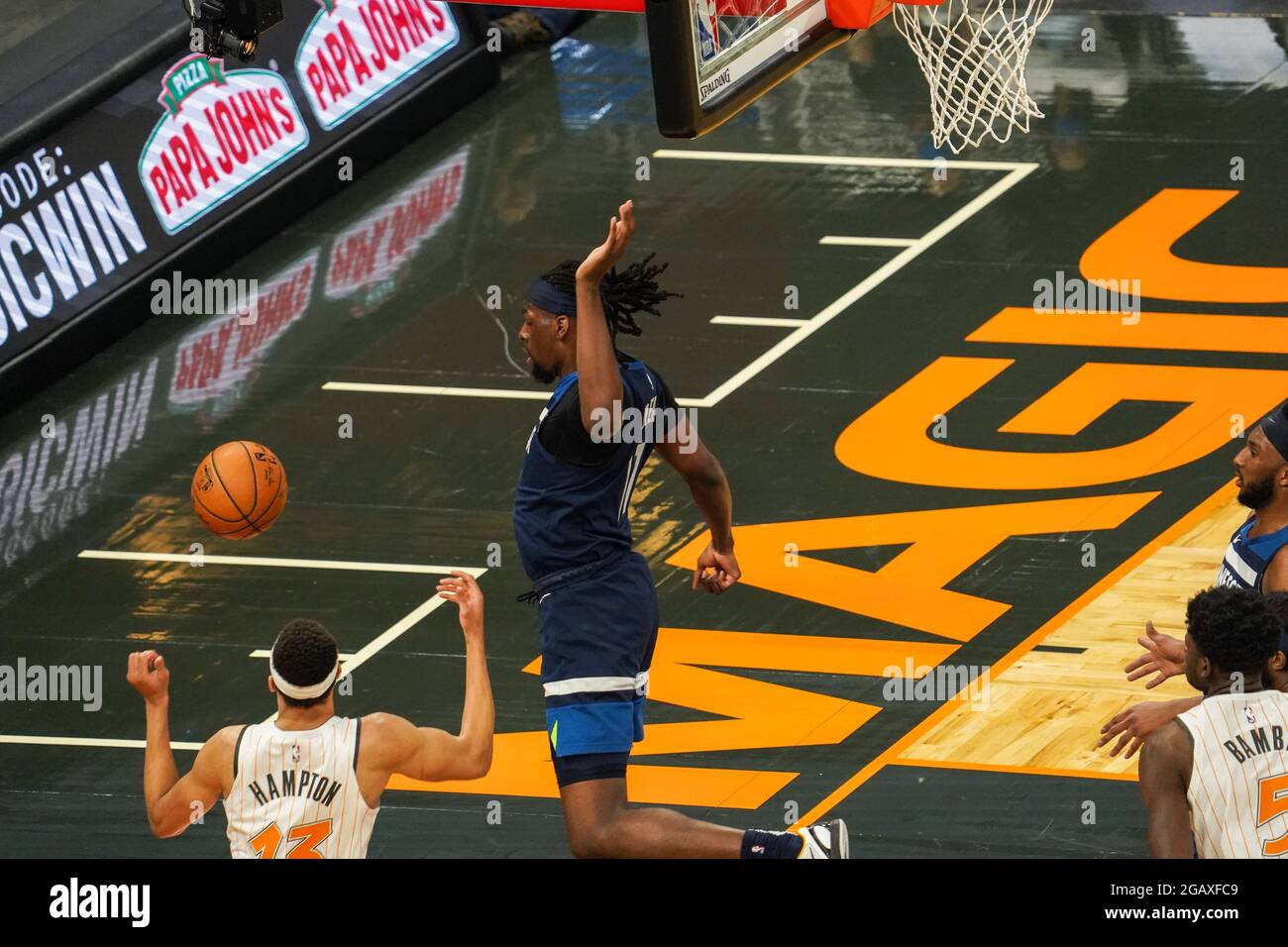 Orlando, Florida, USA, May 9, 2021, Minnesota Timberwolves face the ...
