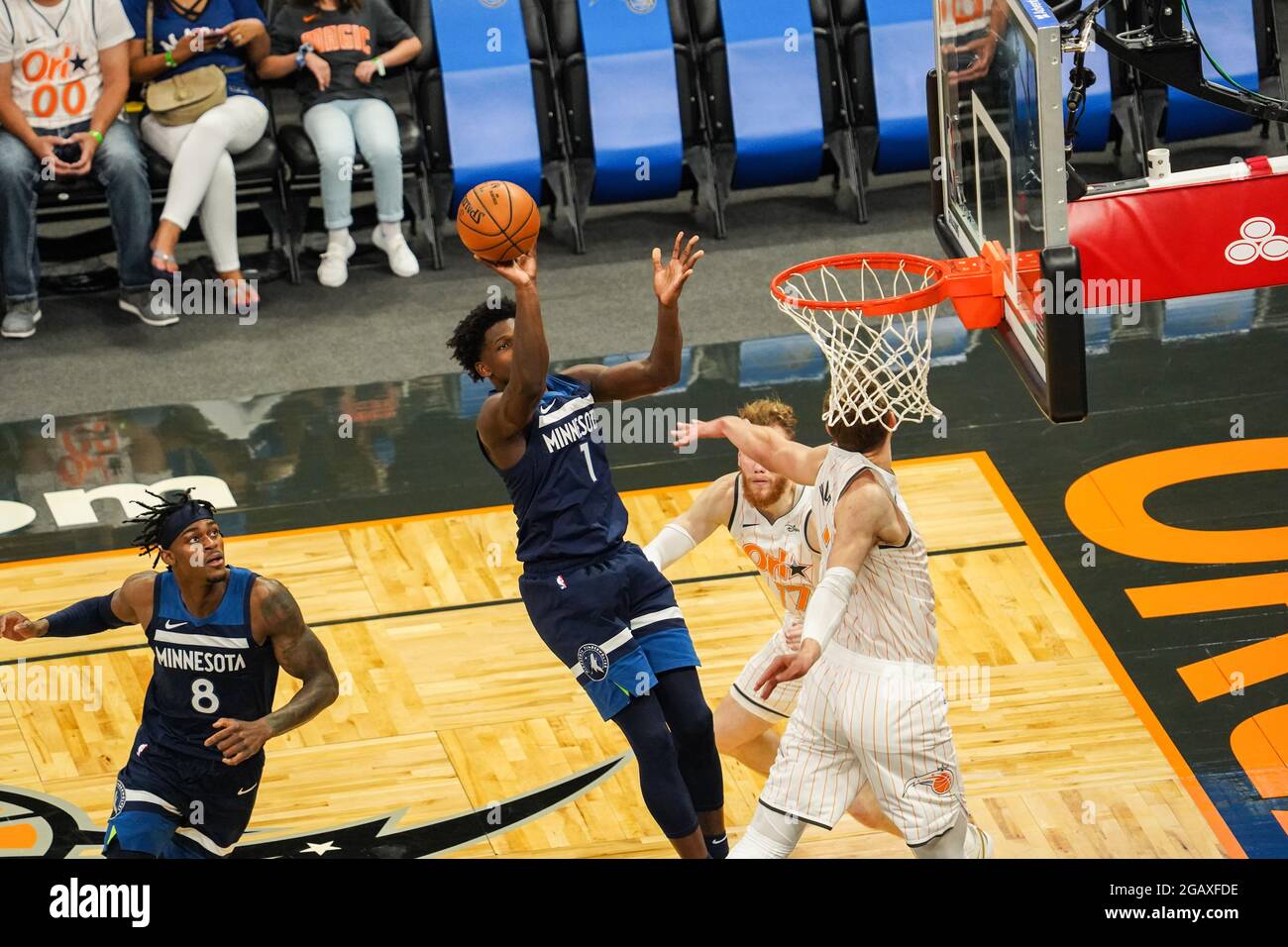 Orlando, Florida, USA, May 9, 2021, Minnesota Timberwolves face the ...