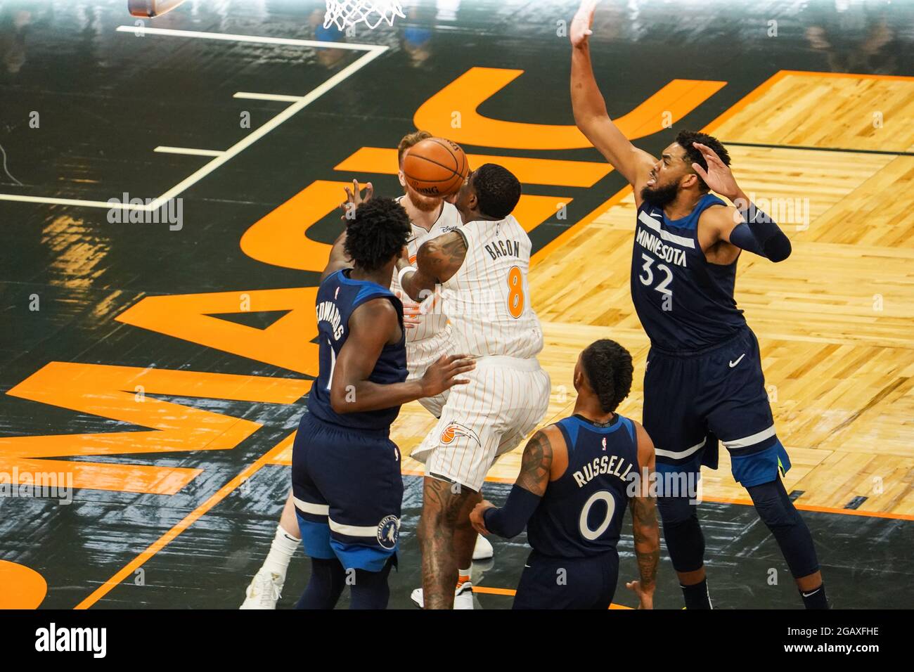 Orlando, Florida, USA, May 9, 2021, Minnesota Timberwolves face the ...