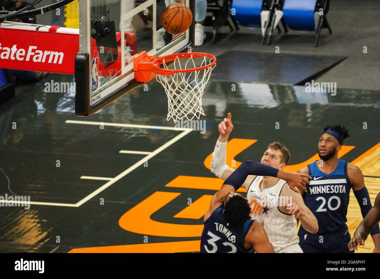 Orlando, Florida, USA, May 9, 2021, Minnesota Timberwolves face the ...