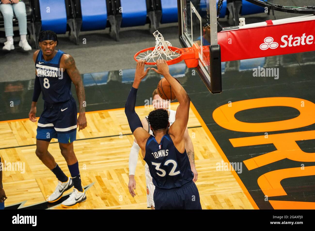 Orlando, Florida, USA, May 9, 2021, Minnesota Timberwolves face the ...