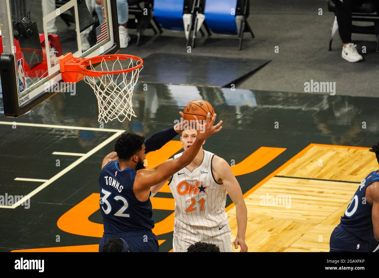 Orlando, Florida, USA, May 9, 2021, Minnesota Timberwolves face the ...