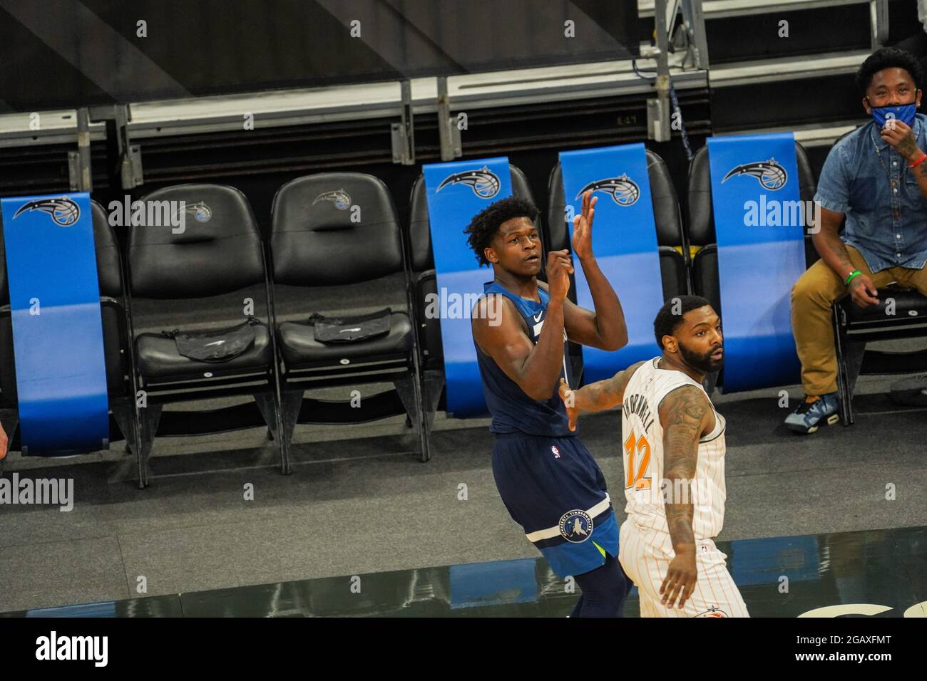 Orlando, Florida, USA, May 9, 2021, Minnesota Timberwolves face the ...
