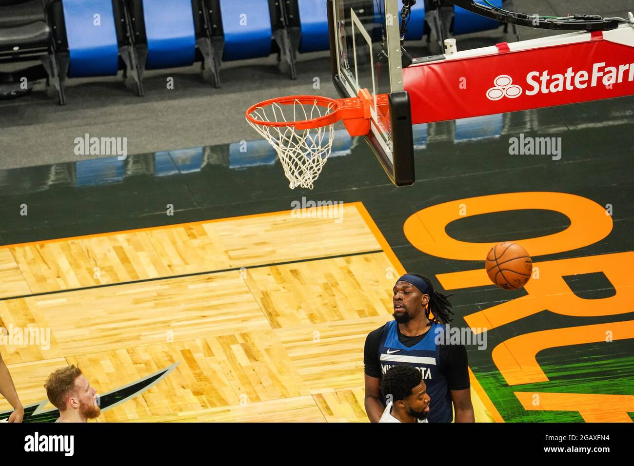 Orlando, Florida, USA, May 9, 2021, Minnesota Timberwolves face the ...