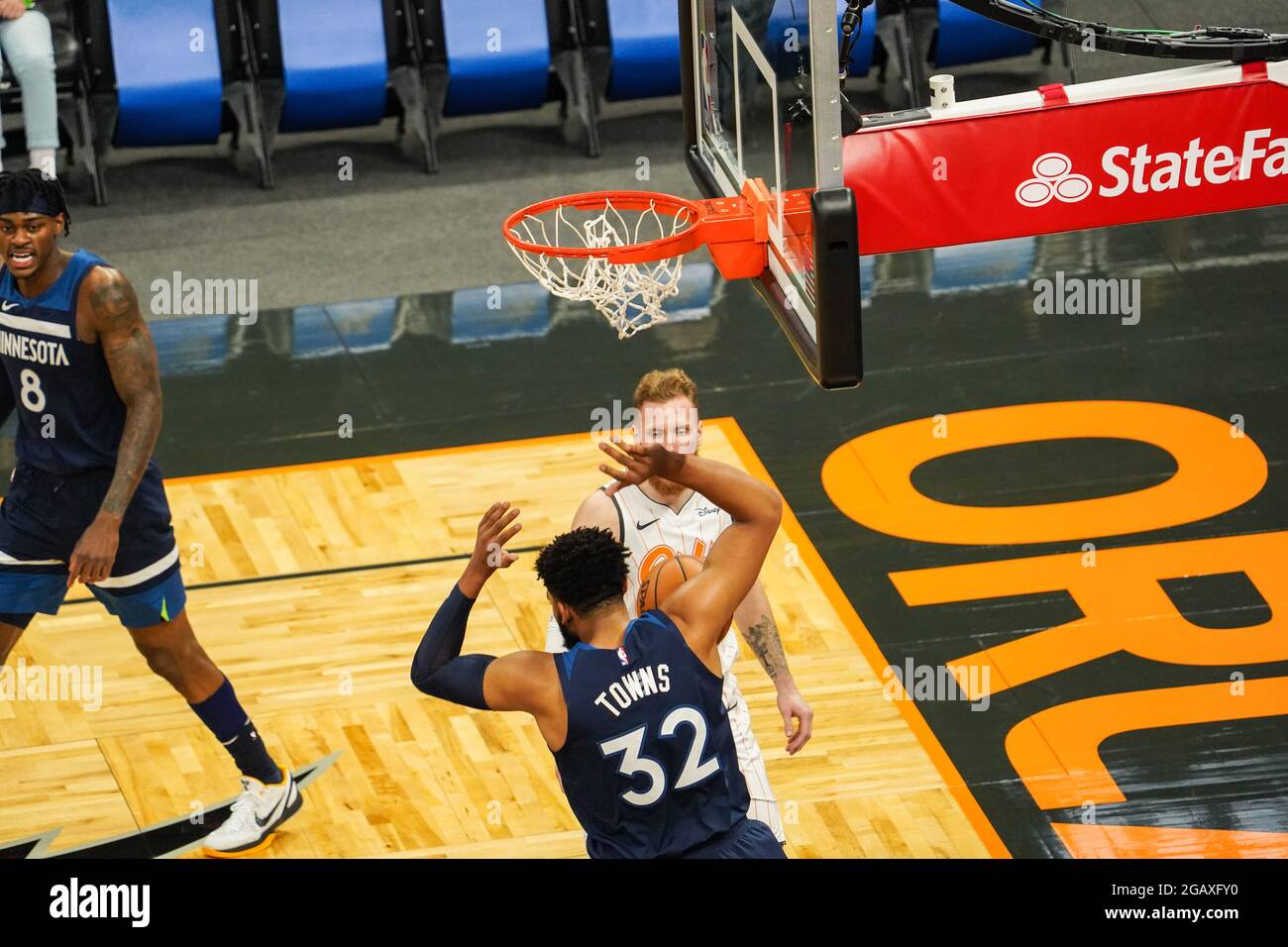 Orlando, Florida, USA, May 9, 2021, Minnesota Timberwolves face the ...