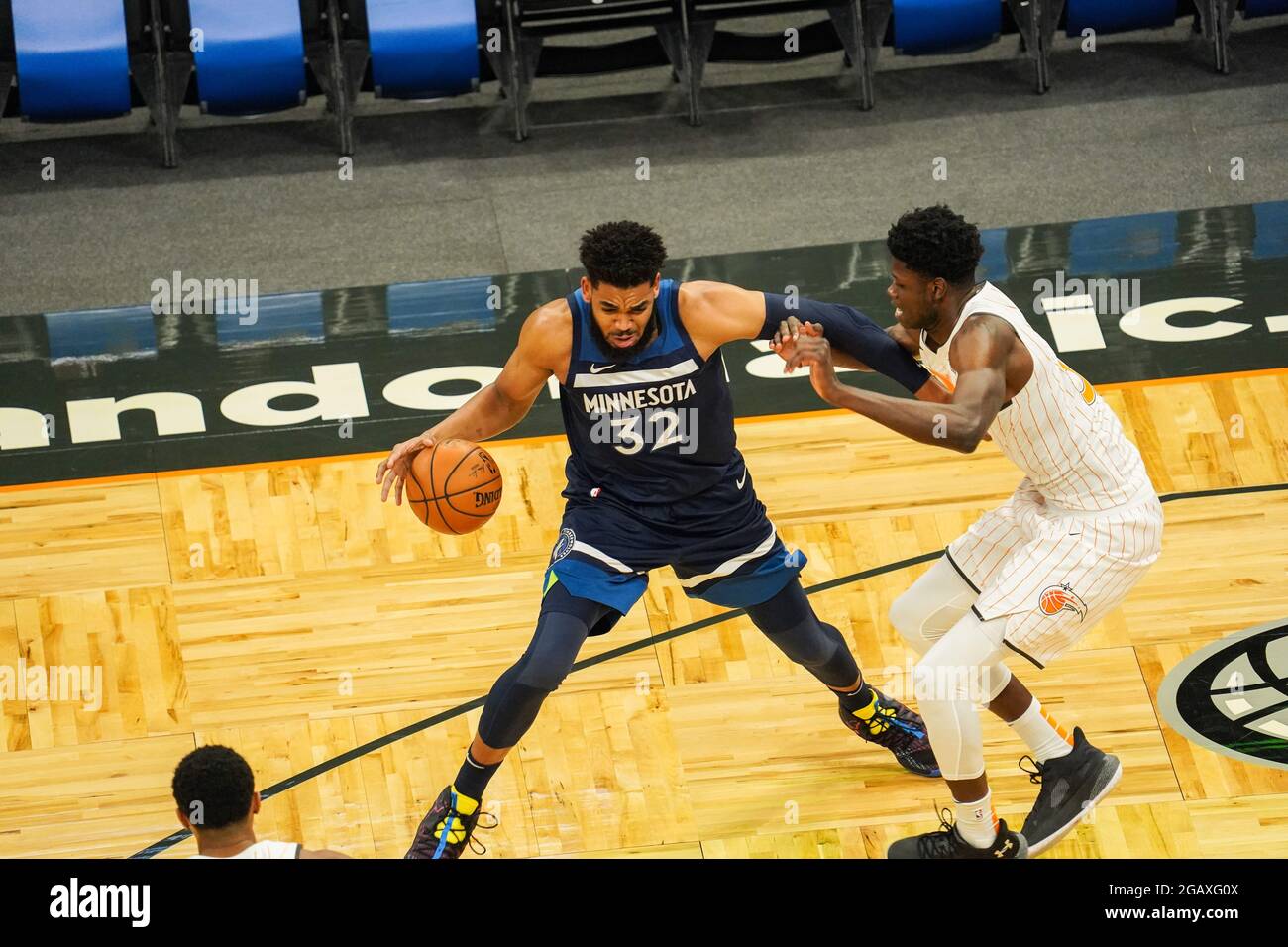 Orlando, Florida, USA, May 9, 2021, Minnesota Timberwolves face the ...