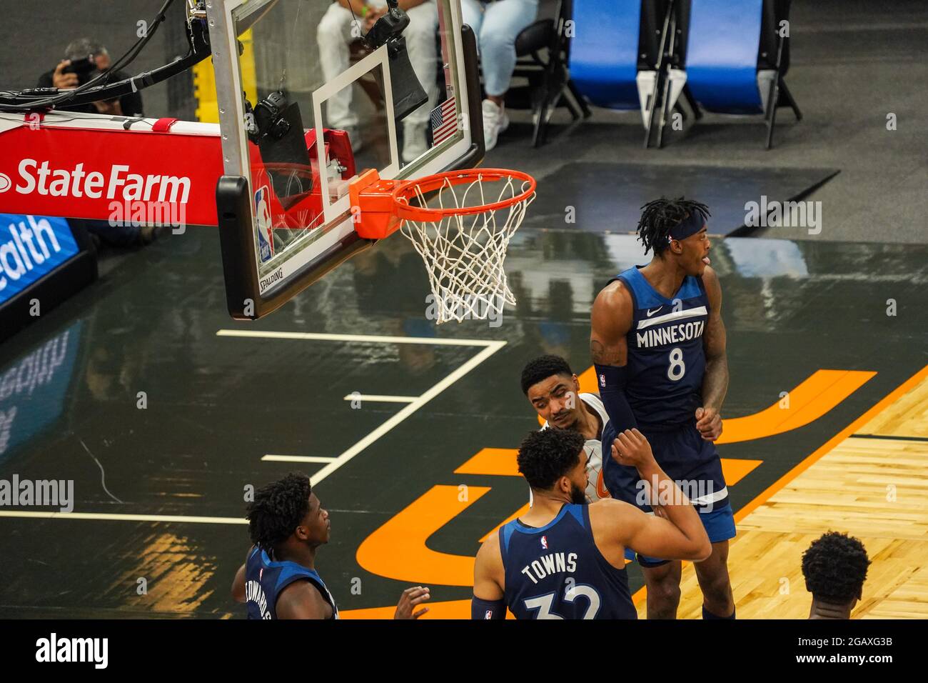 Orlando, Florida, USA, May 9, 2021, Minnesota Timberwolves face the ...