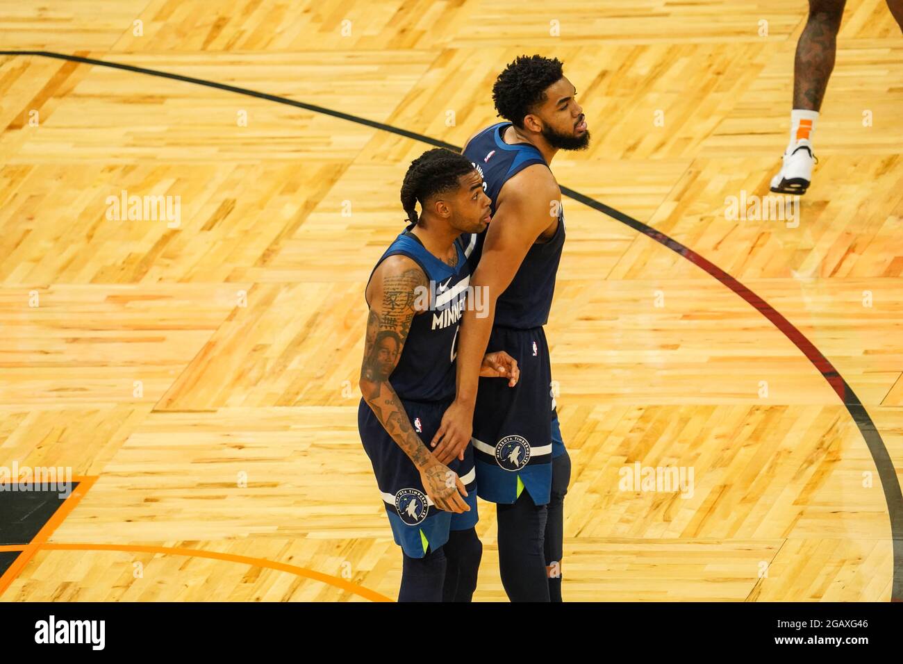 Orlando, Florida, USA, May 9, 2021, Minnesota Timberwolves face the ...