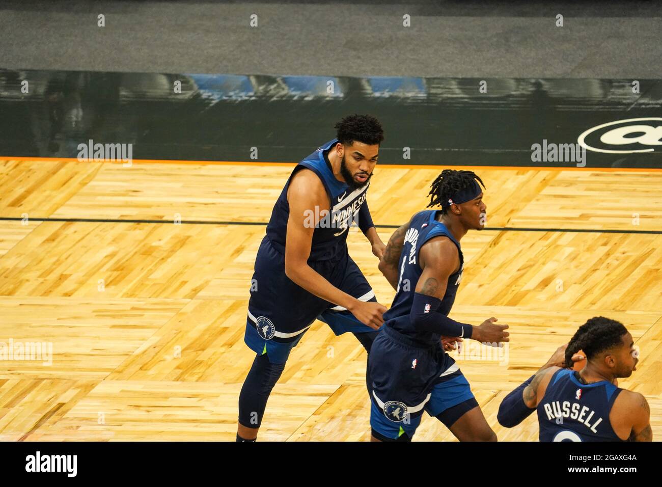 Orlando, Florida, USA, May 9, 2021, Minnesota Timberwolves face the ...