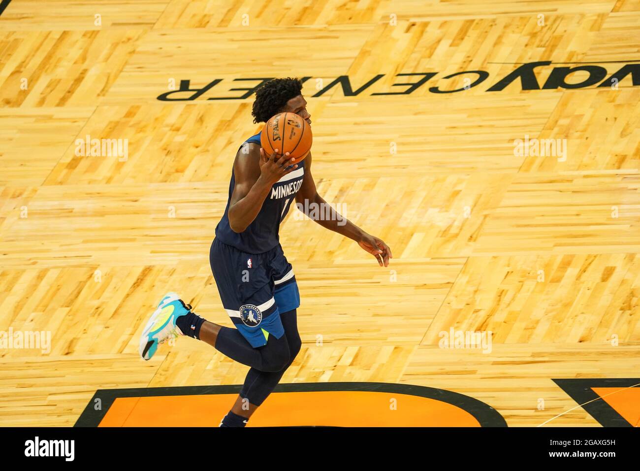 Orlando, Florida, USA, May 9, 2021, Minnesota Timberwolves face the ...