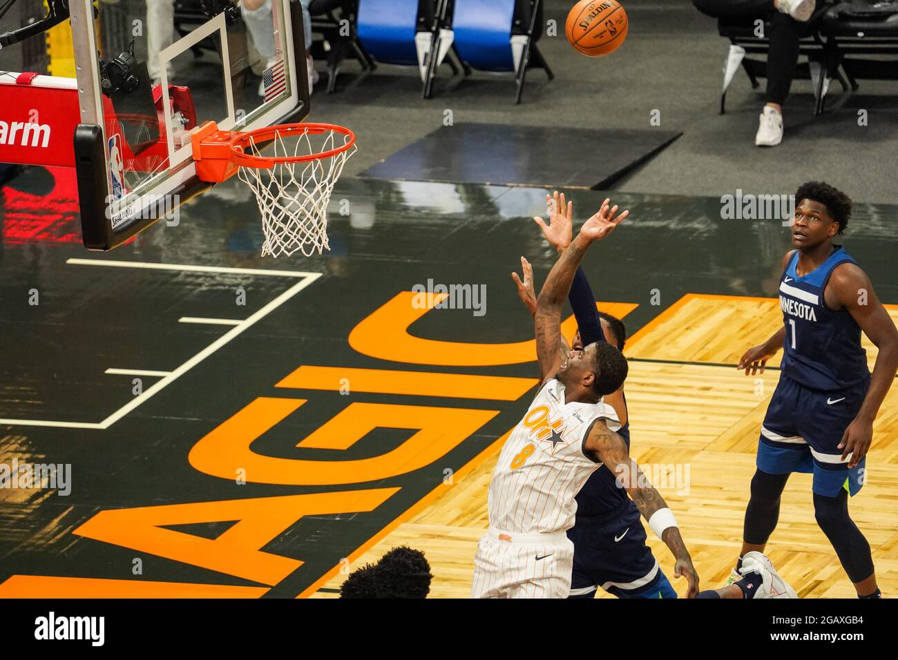 Orlando, Florida, USA, May 9, 2021, Minnesota Timberwolves face the ...